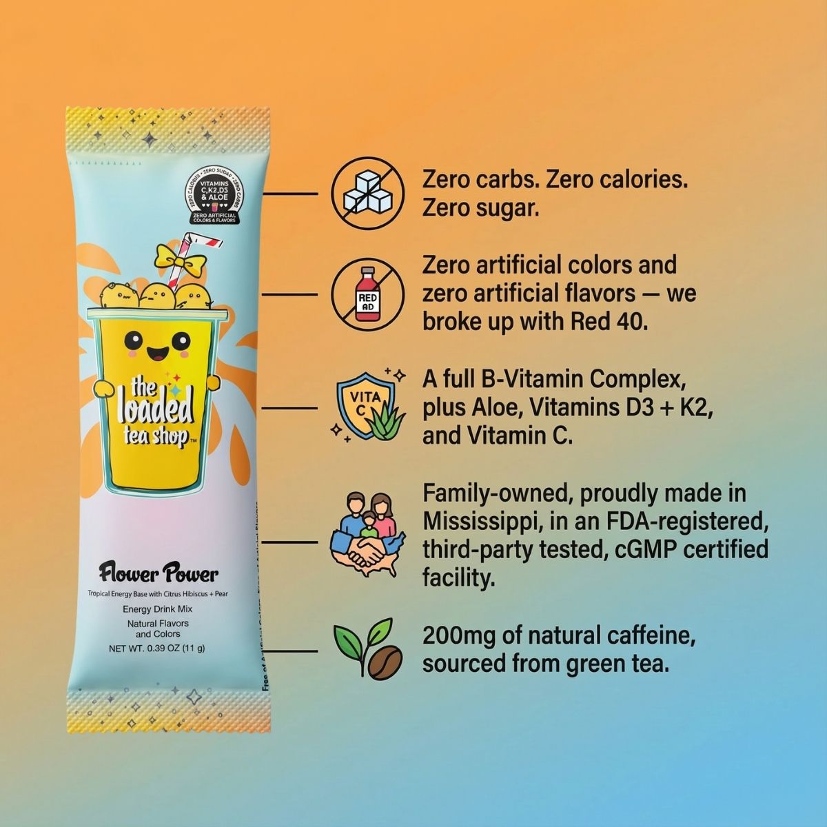 Loaded Tea Powder Mix | Build a Bundle | Choose From Over 40 Flavors ...