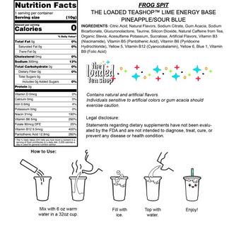 Frog Spit | Loaded Tea Powder At Home | Lime, Pineapple & Sour Blue ...