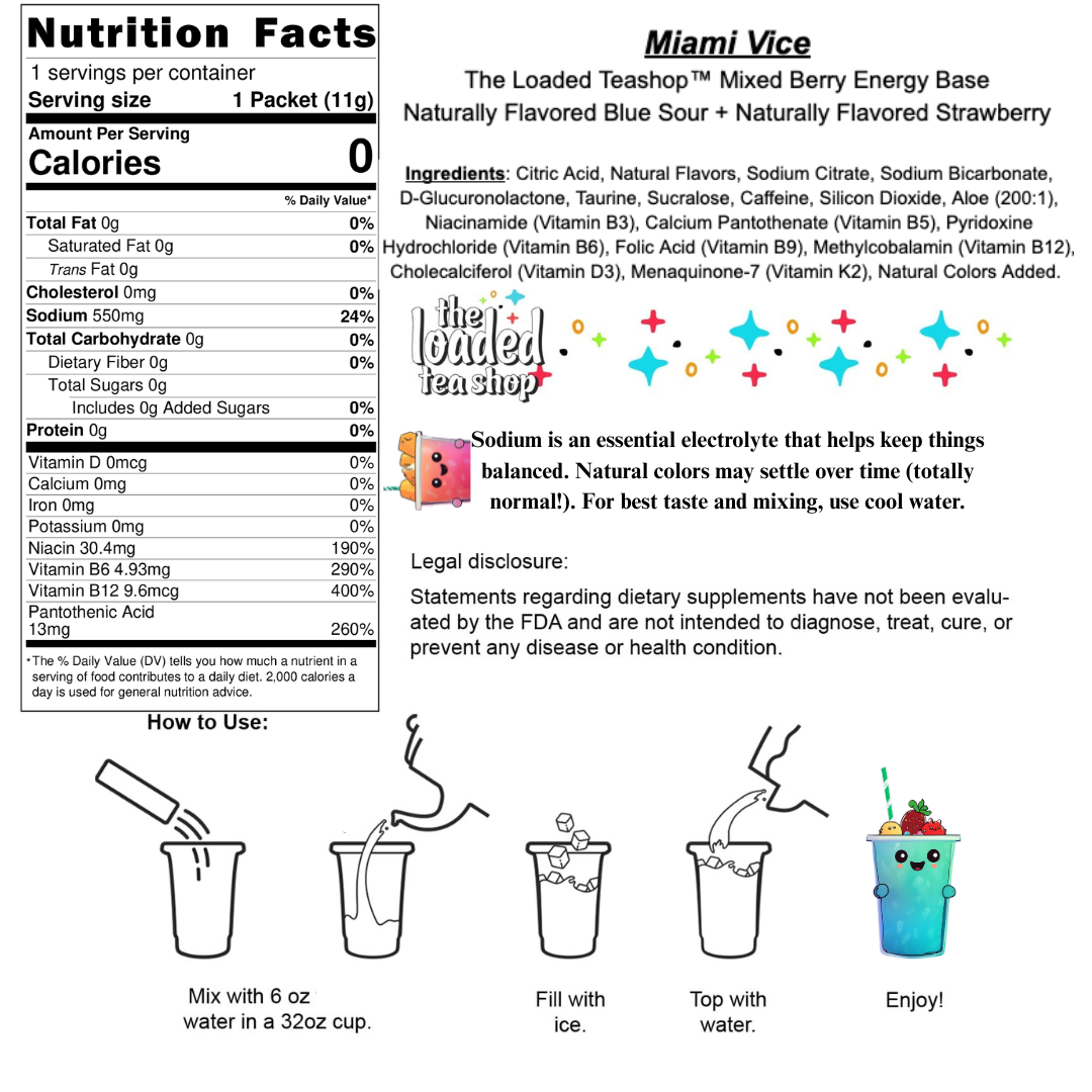 Miami Vice – The Loaded Tea Shop